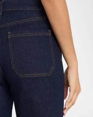 FRAME Le Slim Palazzo Modernist Pocket Jeans - Rinse