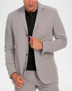 Fisher + Baker Collins Cotton-linen Sport Jacket