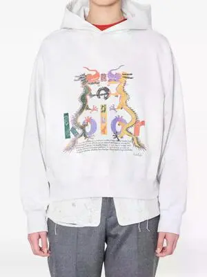 Kolor Dragon-print Hoodie