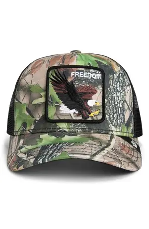 GOORIN BROS Eagle Embroidered Patch Trucker Hat - Camouflage