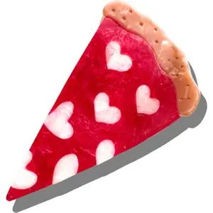 SOLAR ECLIPSE Pizza Slice Claw Clip - Red
