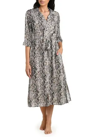 La Blanca Wild Whispers Shirtdress - Taupe