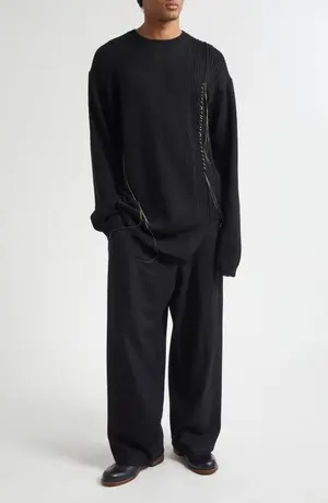 Yohji Yamamoto Wool Jersey Pants