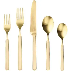 MEPRA Fantasia Flatware Set20 Pieces Eggshell Yellow