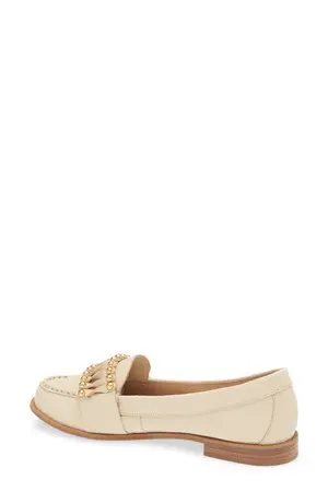 KOKO + PALENKI Tripp Leather Loafer - Beige Leather