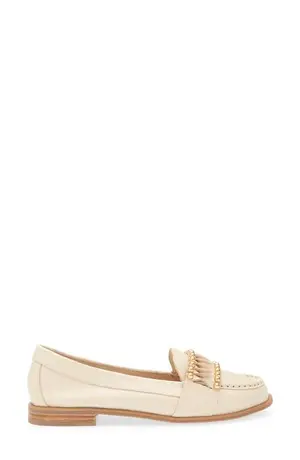 KOKO + PALENKI Tripp Leather Loafer - Beige Leather