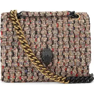 Kurt Geiger Large Kensington Metallic Tweed Shoulder Bag