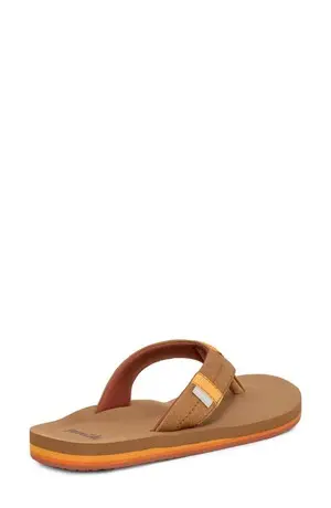 Sanuk Sawyer Flip Flop - Tan