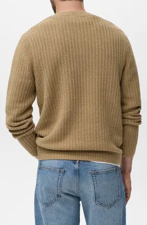 Mango Crewneck Cotton Sweater