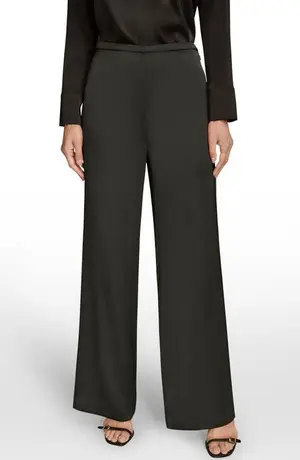 Donna Karan New York Wide-leg Satin Pants