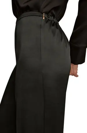 Donna Karan New York Wide-leg Satin Pants