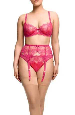 DITA VON TEESE Zsa Zsa Underwire Padded Lace Bra