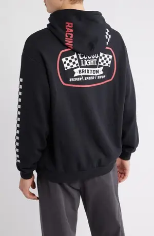 Brixton Coors Light® Pit Stop Graphic Hoodie