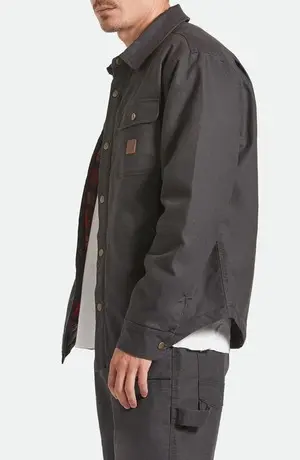 Brixton Builders Flannel Lined Overshirt