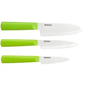 KYOCERA Innovation® 3 Piece Ceramic Knife Set - Green