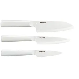 KYOCERA Innovation® 3 Piece Ceramic Knife Set - White
