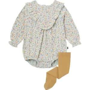 MODERN MOMENTS™ BY GERBER Baby Bubble Romper And Tights Set - Tiny Floral