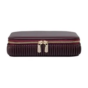Wolf Bella Jewellery Zip Case - Bordeaux