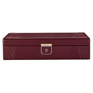 Wolf Liberty Jewelry Box - Burgundy
