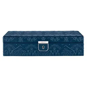 Wolf Liberty Jewelry Box - Navy