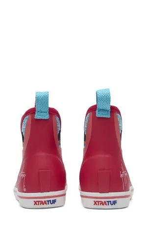 XTRATUF X Guy Harvey Ankle Deck Boots - Coral/sailfish