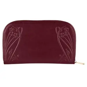 Wolf X Liberty Travel Portfolio - Burgundy