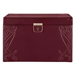 Wolf Liberty Jewelry Box - Burgundy