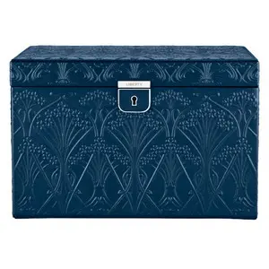 Wolf Liberty Jewelry Box - Navy