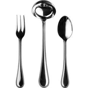 MEPRA Perla Serving Set3 Pieces - Silver