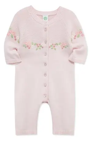 LITTLE ME Garland Cotton Sweater Romper