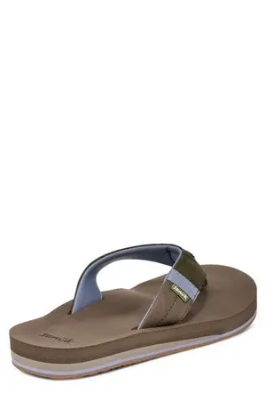 Sanuk Sawyer Flip-flop - Olive