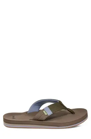 Sanuk Sawyer Flip-flop - Olive