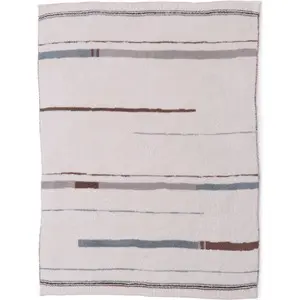 Barefoot Dreams Cozychic® Vista Stripe Throw Blanket - Cream Multi