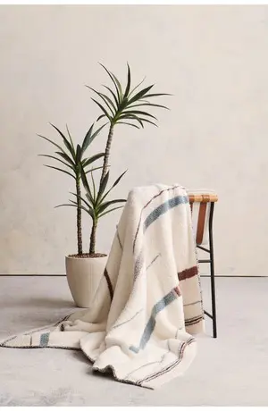 Barefoot Dreams Cozychic® Vista Stripe Throw Blanket