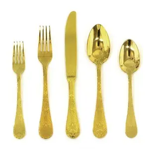 MEPRA Casablanca Flatware Set20 Pieces - Gold