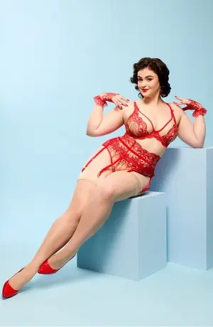 DITA VON TEESE Nom De Plume Suspender Belt