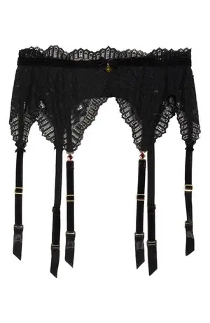 DITA VON TEESE Floradora Lace Garter Belt