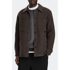 Canada Goose Atikinson Wool-blend Shirt Jacket - Heather Espresso-brun Chin