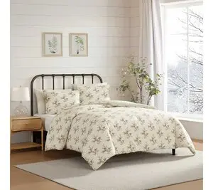 Laura Ashley Jessika Cotton Flannel Full/queen Comforter Set