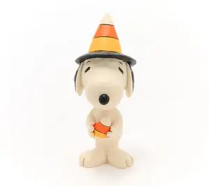 JIM SHORE As Is 4' Snoopy With Candy Corn Hat - One-color