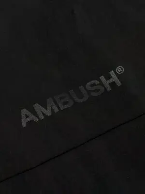 AMBUSH Logo-detail Shirt Jacket - Black