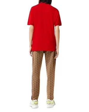 Lacoste Classic Cotton Pique Fashion Polo Shirt - Red