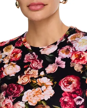 L'Agence Ressi Cluster Floral Tee