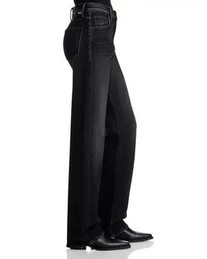 MOTHER The Rambler High Rise Zip Heel Jeans - Keep It Sharp