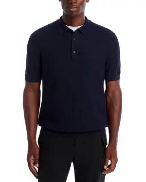 BOSS Iannoti Knit Polo Shirt - Dark Blue