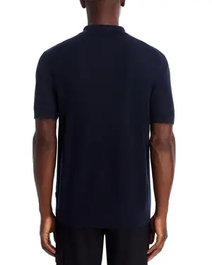 BOSS Iannoti Knit Polo Shirt - Dark Blue