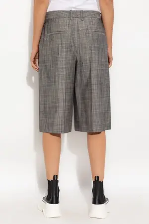 JIL SANDER Creased Pleat Shorts