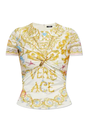 Versace Elasticated T-shirts For Women