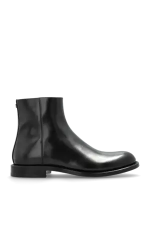 Dolce & Gabbana Leather Ankle Boots