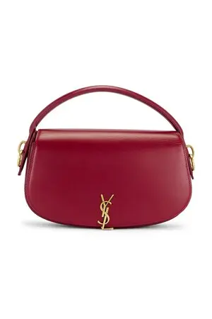 Saint Laurent Voltaire Shoulder Bag - Carmine Red
